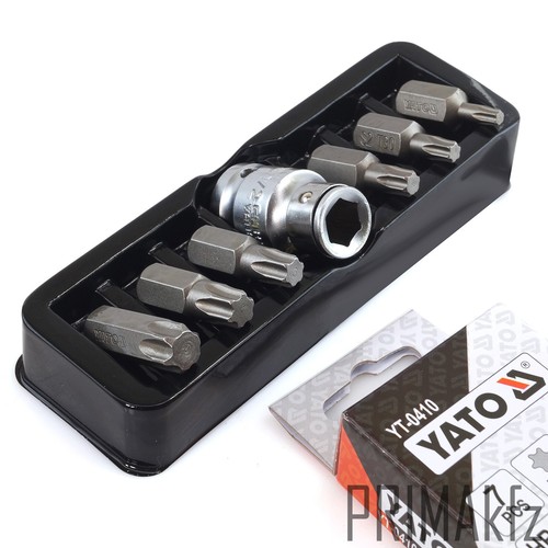 Torx Bitsatz Steckschlüssel Stahl satz S2 T25 T30 T40 T45 T50 T55 YT ...