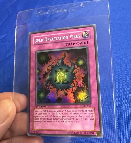 Yu-Gi-Oh! TCG Deck Devastation Virus UTR FET-EN058 Flaming Eternity 1st Ed Mint! | eBay