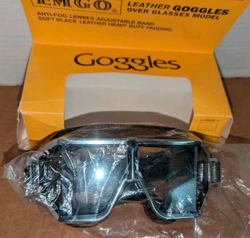 Original Antique Vintage EMGO Motorcycle Goggles Red Baron | eBay