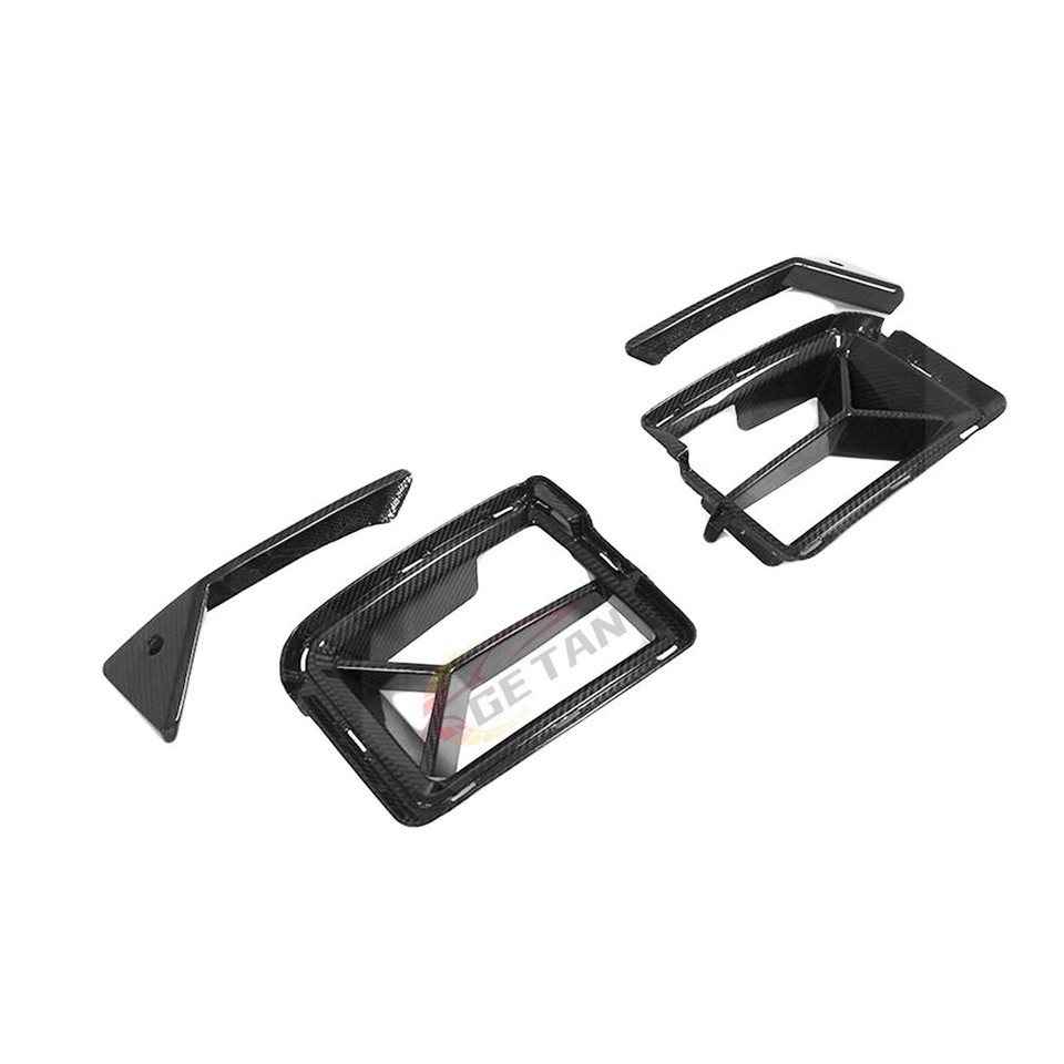 100% Dry Carbon Fiber SK style Front Air Inlet Replacement for BMW G87 ...