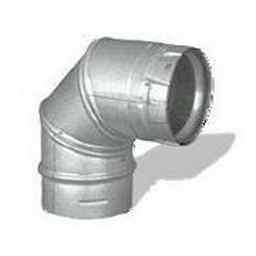 DuraVent PelletVentPro 3 inch Stove Pipe - Silver (3PVP-E90) for sale ...