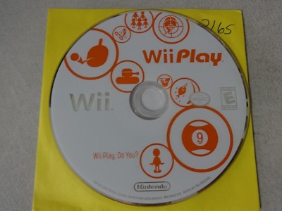 EUC Wii Play Nintendo Wii Game Disc Only Free Ship | eBay