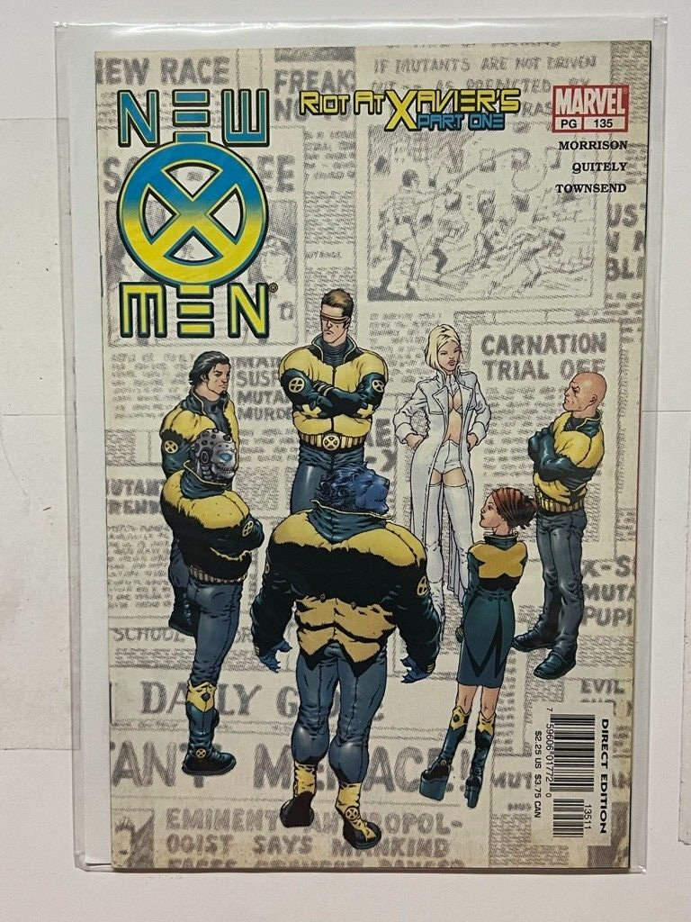 New X-Men #135 2003 Grant Morrison Frank Quitely Marvel Professor X ...