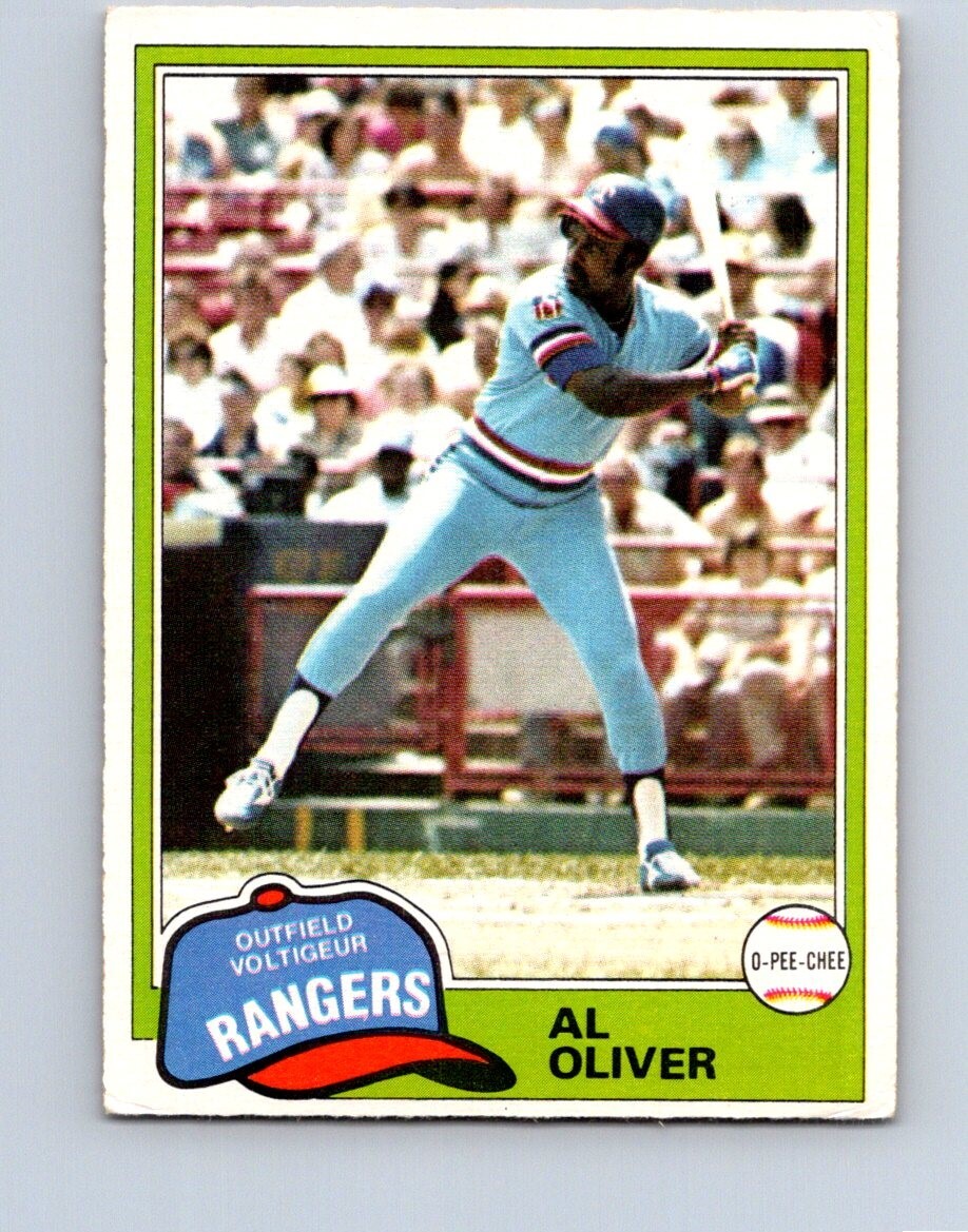 VINTAGE BASEBALL CARD O-PEE-CHEE 1981 TEXAS RANGERS AL OLIVER NO965 | eBay