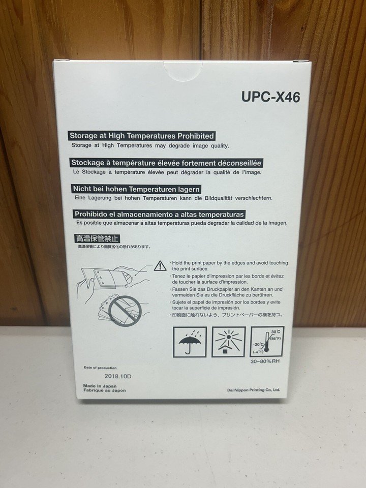 DNP Fotolusio UPC-X46 Self Laminating Color Print Pack for Sony ...