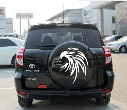 Car decals Flying Eagle 20"x25" Vinyl Spare tire cover Hood Front ...