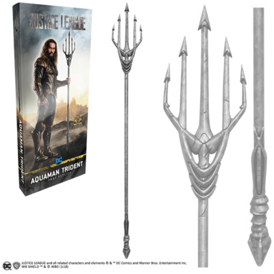 Dc Movie Aquaman Trident Life Size Prop Rep Noble Collection 186cm ...