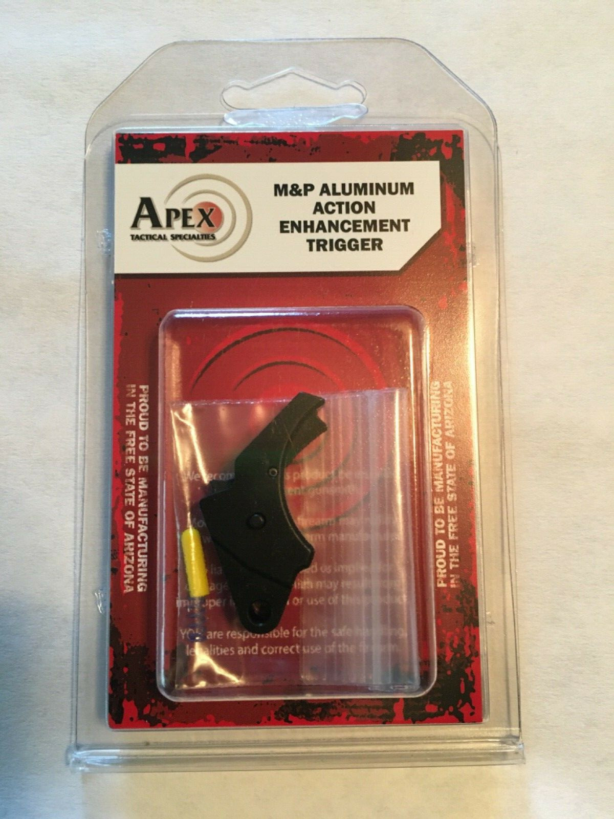 Apex Tactical 100-064 Aluminum Action Enhancement Trigger for M&P 9mm ...