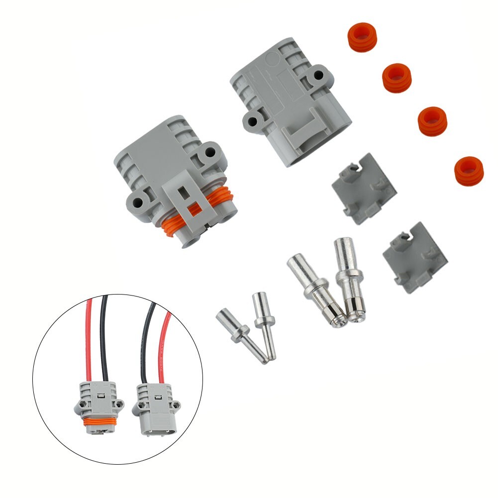 Male+Female Connector with Cable Waterproof 50A For Anderson Plug for ...