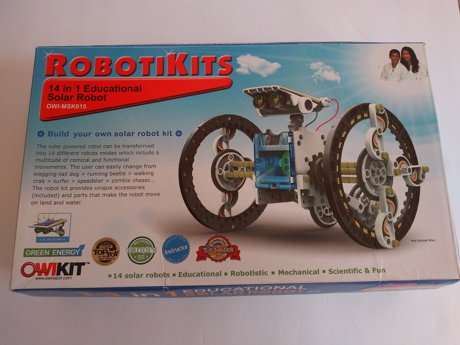 Robotikits 14 in 1 Educational Solar Robot | eBay