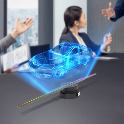 1080P LED Light RGB Sign 3D Holographic Fan Hologram Fan Projector Bar ...