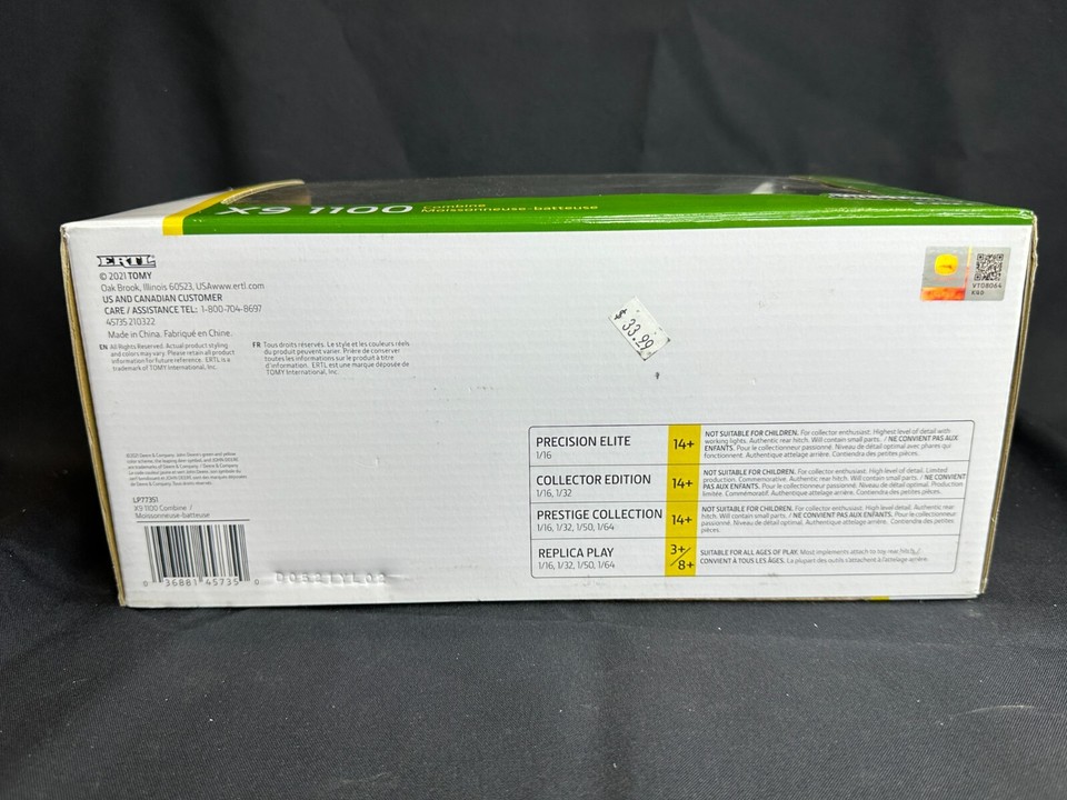 NEW John Deere ERTL 1/64 X9 1100 Prestige Collection Die Cast - LP77351 ...