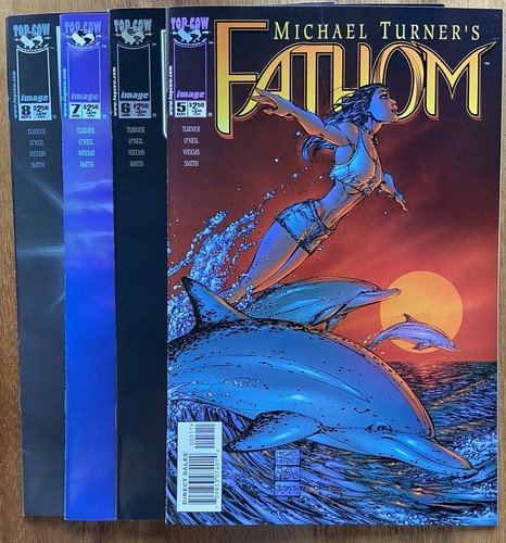 Fathom #5, #6, #7 & #8 🔥 Vol. 1 (Image Comics 1999) Michael Turner🐬 | eBay