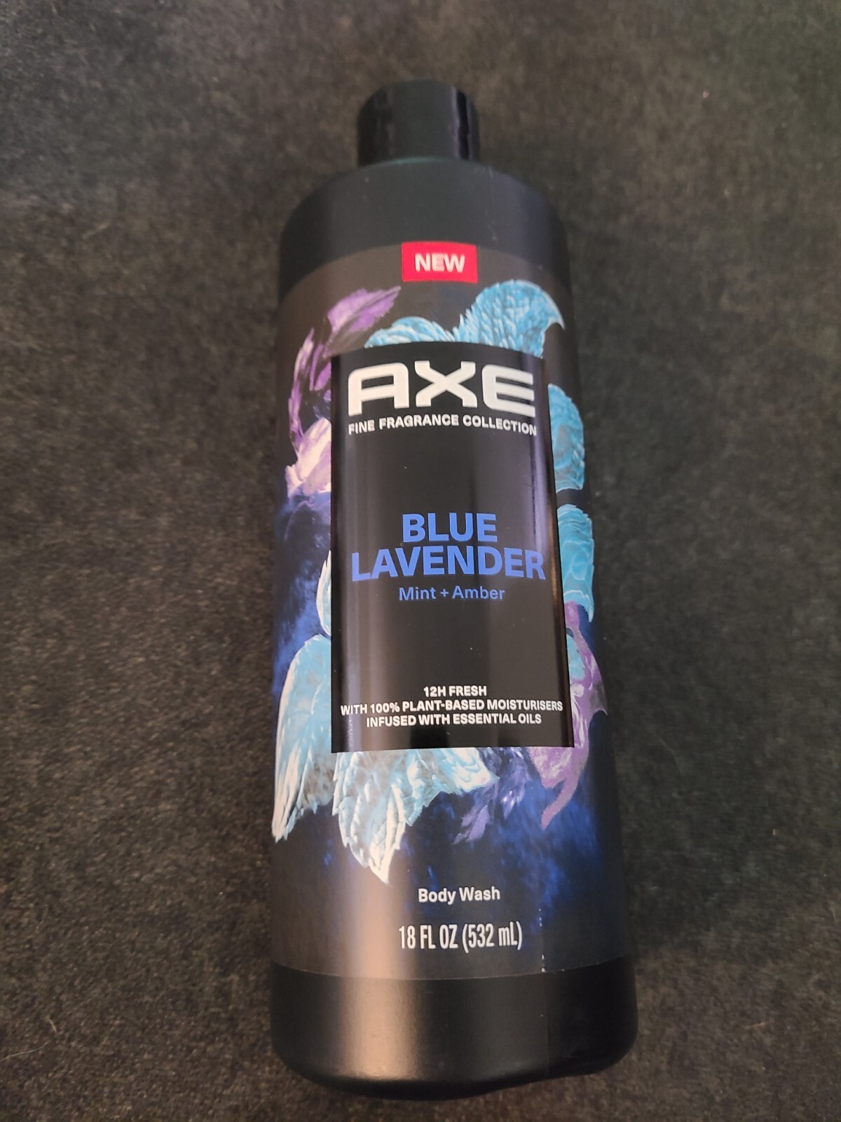 Axe Fine Fragrance Collection Men's Liquid Body Wash Blue Lavender 18 ...