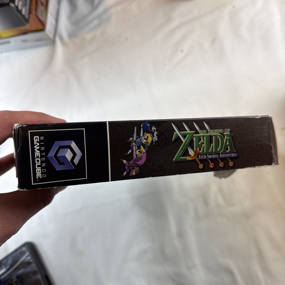 Legend of Zelda Four Swords Adventures GameCube with Manual & Cable ...