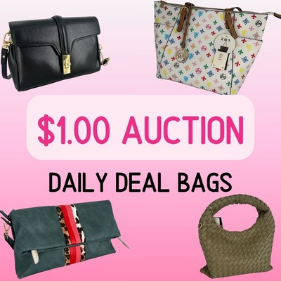 Daily Deal Dollar Auctions at The Bag Party (E37) | eBay