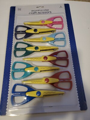decorative edge craft scissors 8 Piece Set Creative Cut Scissors | eBay