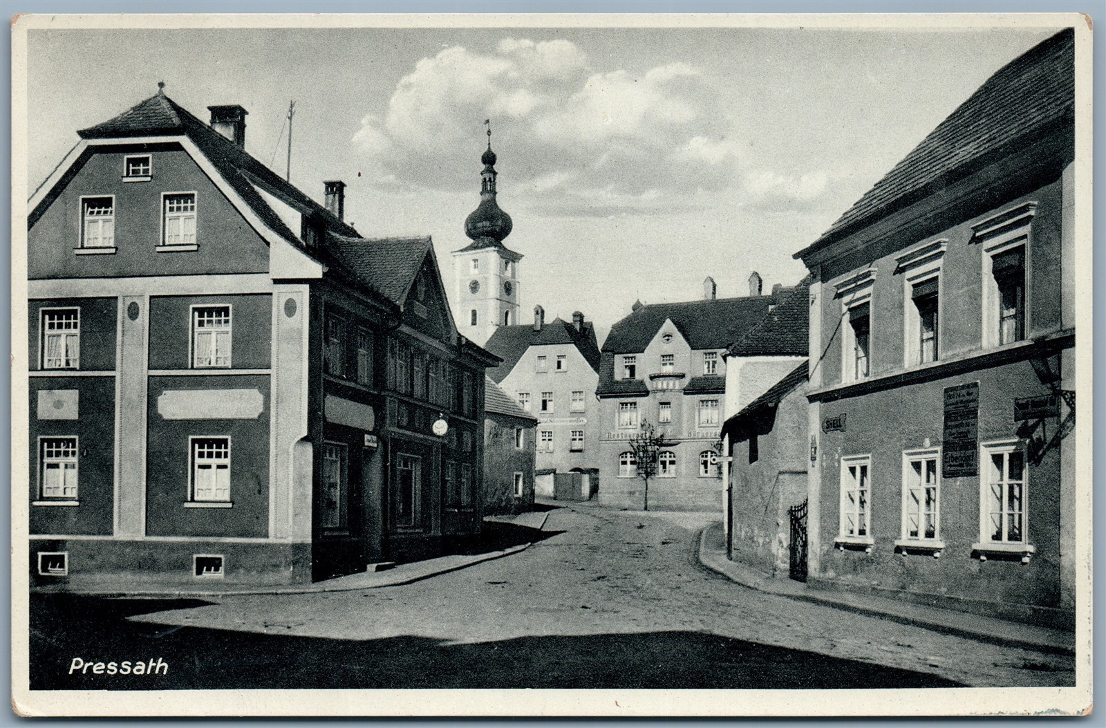 PRESSATH GERMANY STREET VIEW VINTAGE REAL PHOTO POSTCARD RPPC | eBay