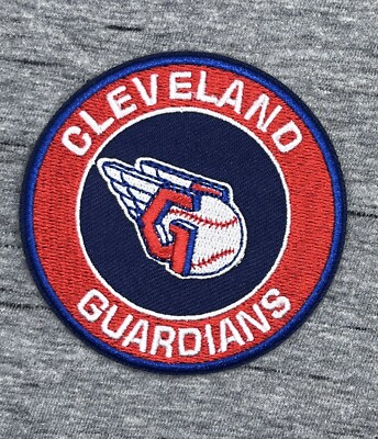 CLEVELAND GUARDIANS EMBROIDERED IRON ON PATCH APPROX. 3.00” DIAMETER ...