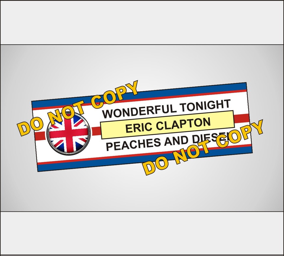 500 Jukebox Title Strips in RED, incl. Print.-Template & free shipping ...