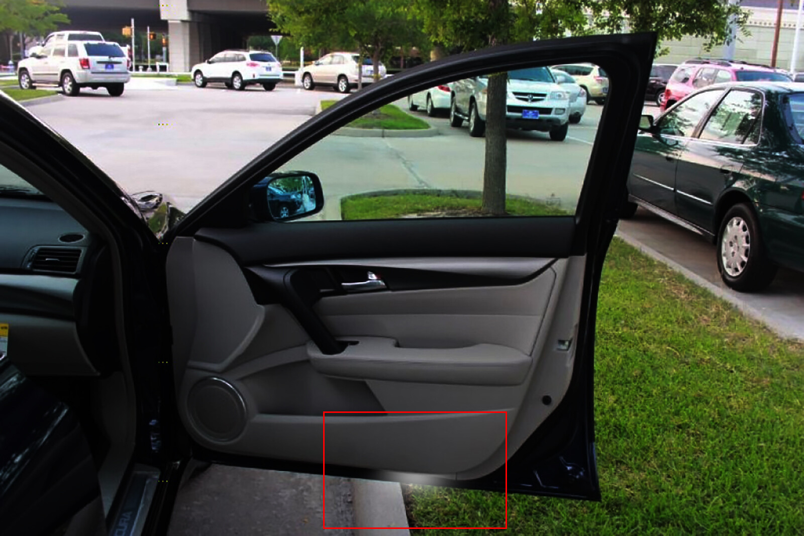 2x For Acura MDX RLX TL TLX ZDX LED Courtesy Under Door Step Welcome ...