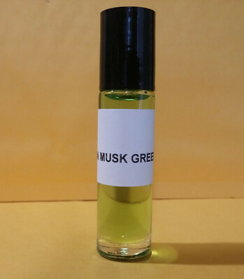 African Musk Green Scented Perfume Body Oil 1/3 oz 10ml Roll on Bottle ...