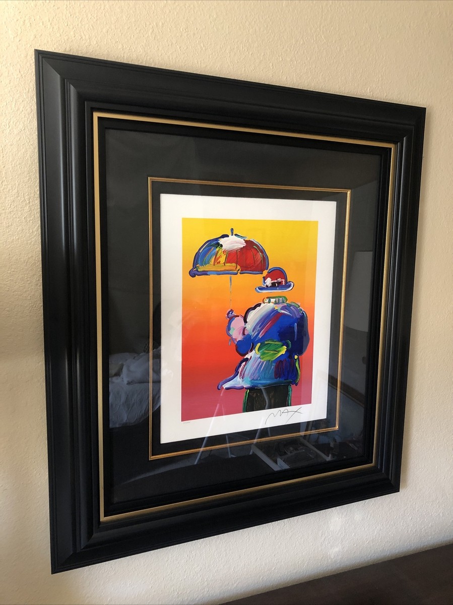 Peter Max Umbrella Man Sculpture