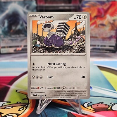 Varoom - 124/167 - Twilight Masquerade - Pokemon TCG - Non-Holo - NM | eBay