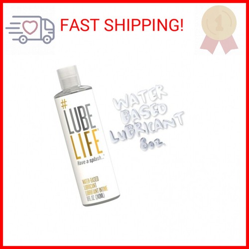 Lube Life Water-Based Personal Lubricant, Lube for Couples, Non ...