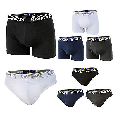 Set 3 Pezzi Uomo NAVIGARE Boxer & Slip Bianco/Nero/Assortito Varie ...