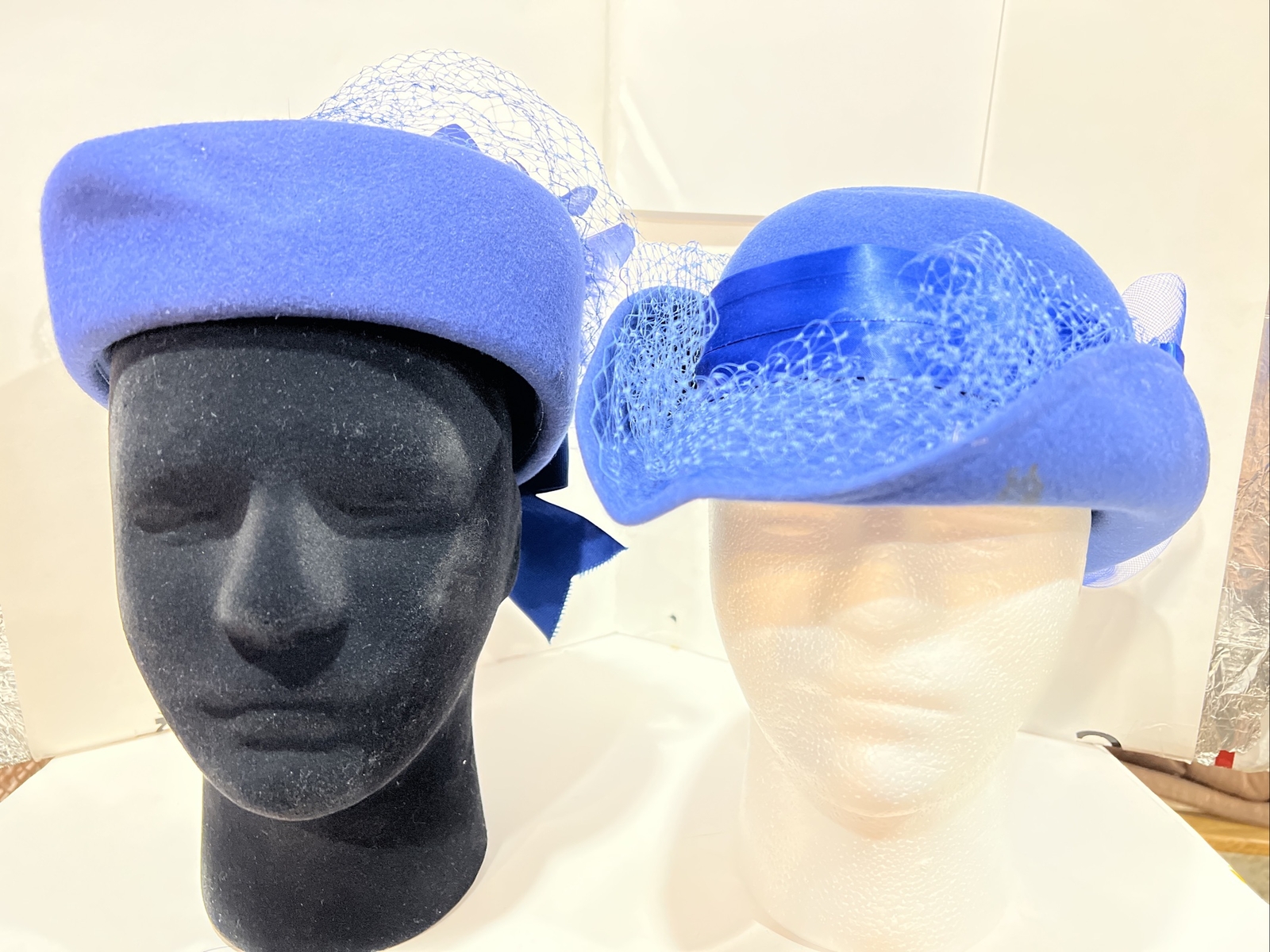 Deborah New York & Mr.C Blue Church Lady Wool Peach F… - Gem