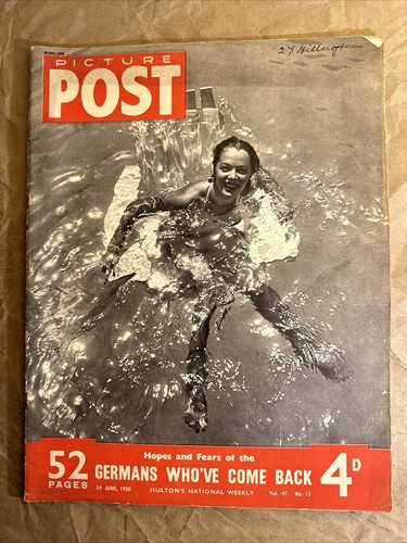 Picture Post Magazine June 24, 1950 Hopes And Fears Of The Germans | eBay