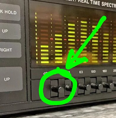 Frequency Up/Down Adjustment Switch BUTTON KNOB Part ~ BSR 4000XR EQ ...