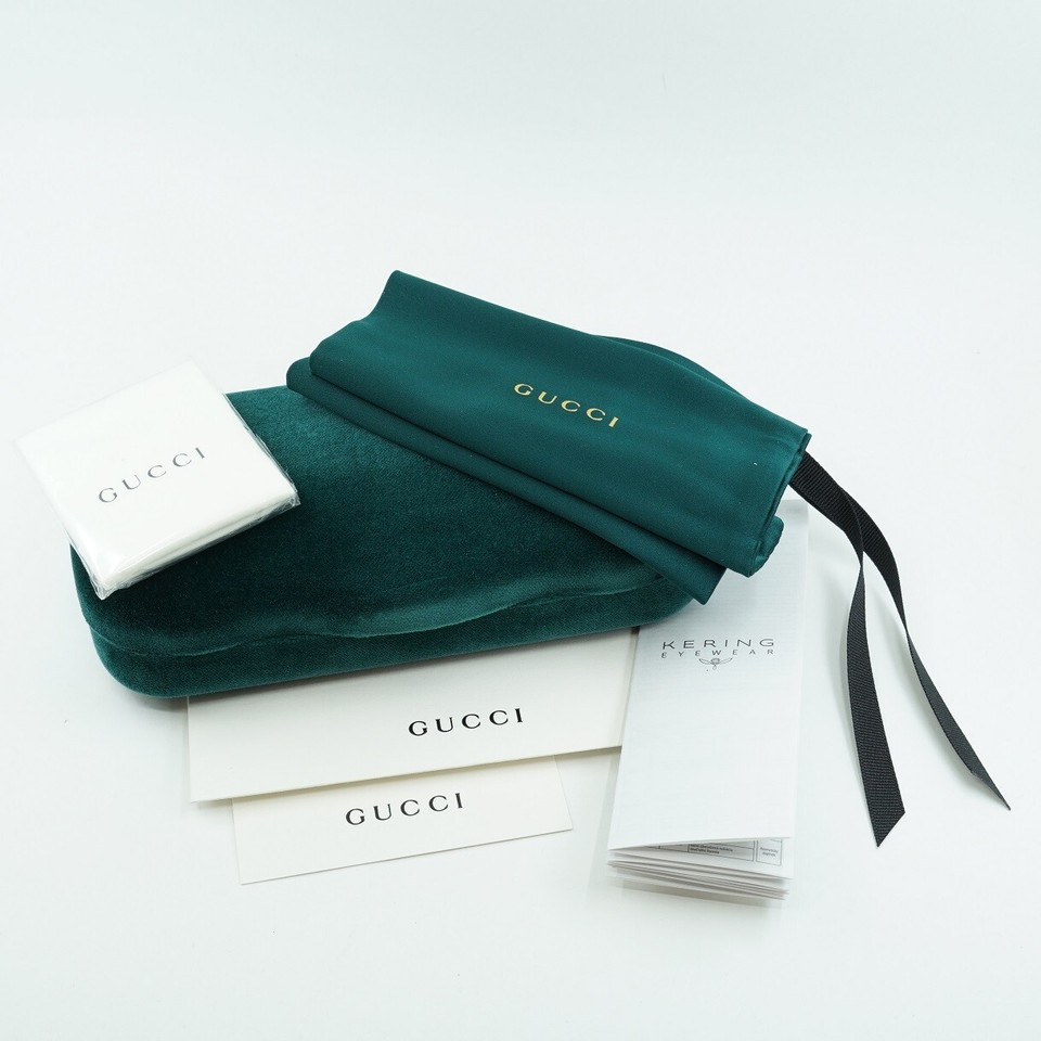GUCCI GG1504O 005 Black 56mm Eyeglasses New Authentic | eBay