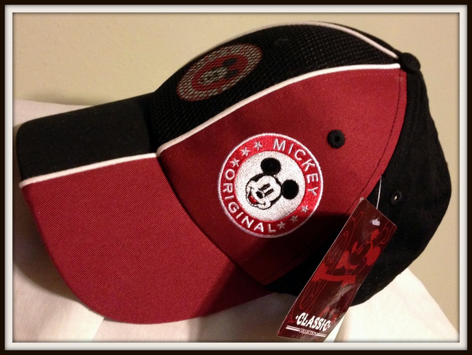 MICKEY MOUSE CLASSIC COLLECTION ADULT ADJUSTABLE ONE SIZE CAP HAT FREE ...
