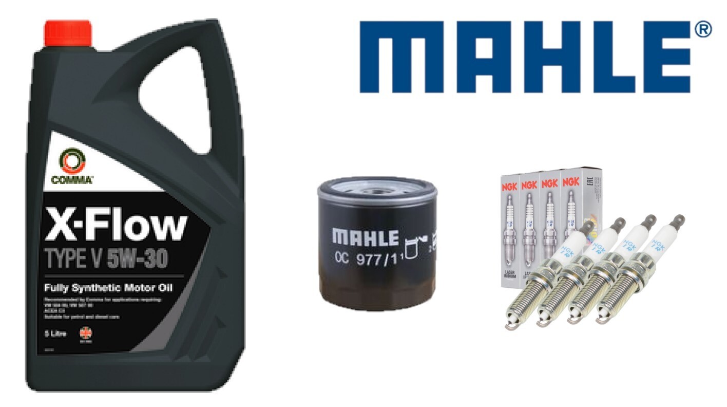 SEAT ARONA 1.5 TFSI - SERVICE KIT - OIL SPARK PLUGS 5L OF COMMA OIL ...
