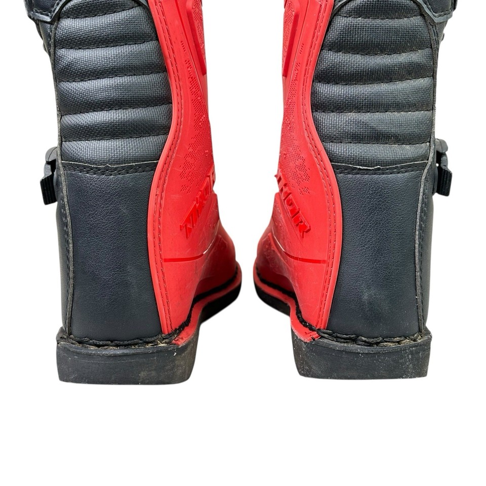 Thor Blitz XP MX Red Black Motocross Off Road Riding Boots Men's US 10 ...