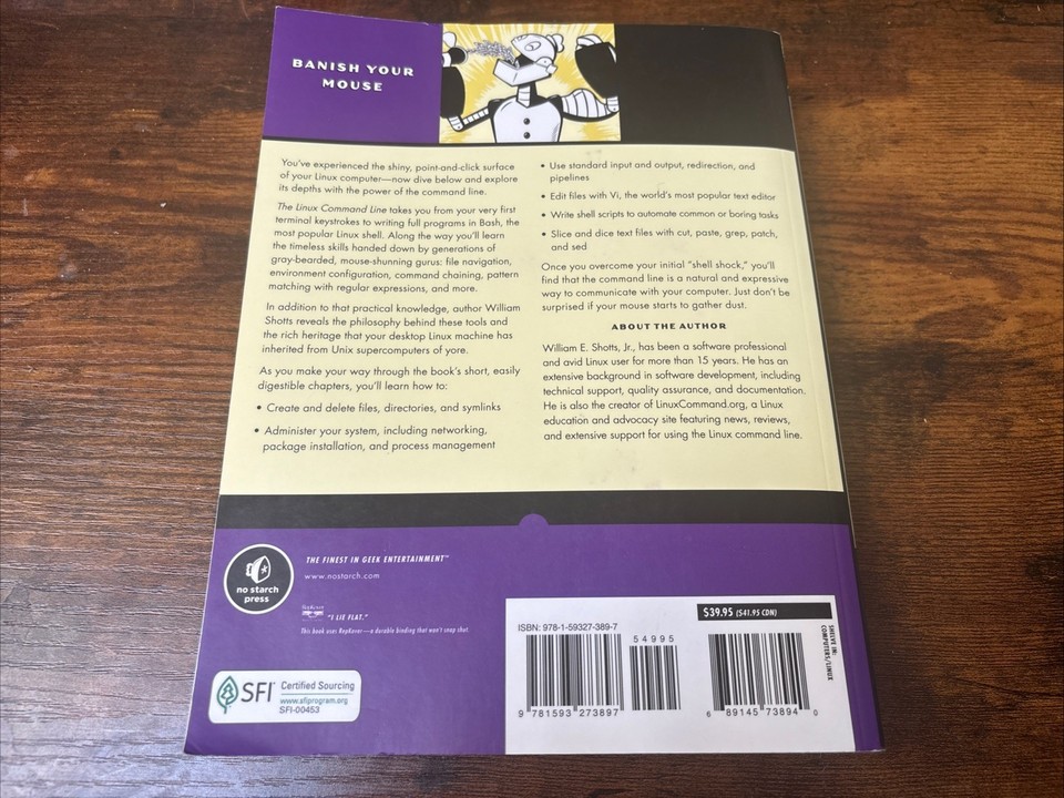 The Linux Command Line: A Complete Introduction by Jr William Shotts ...