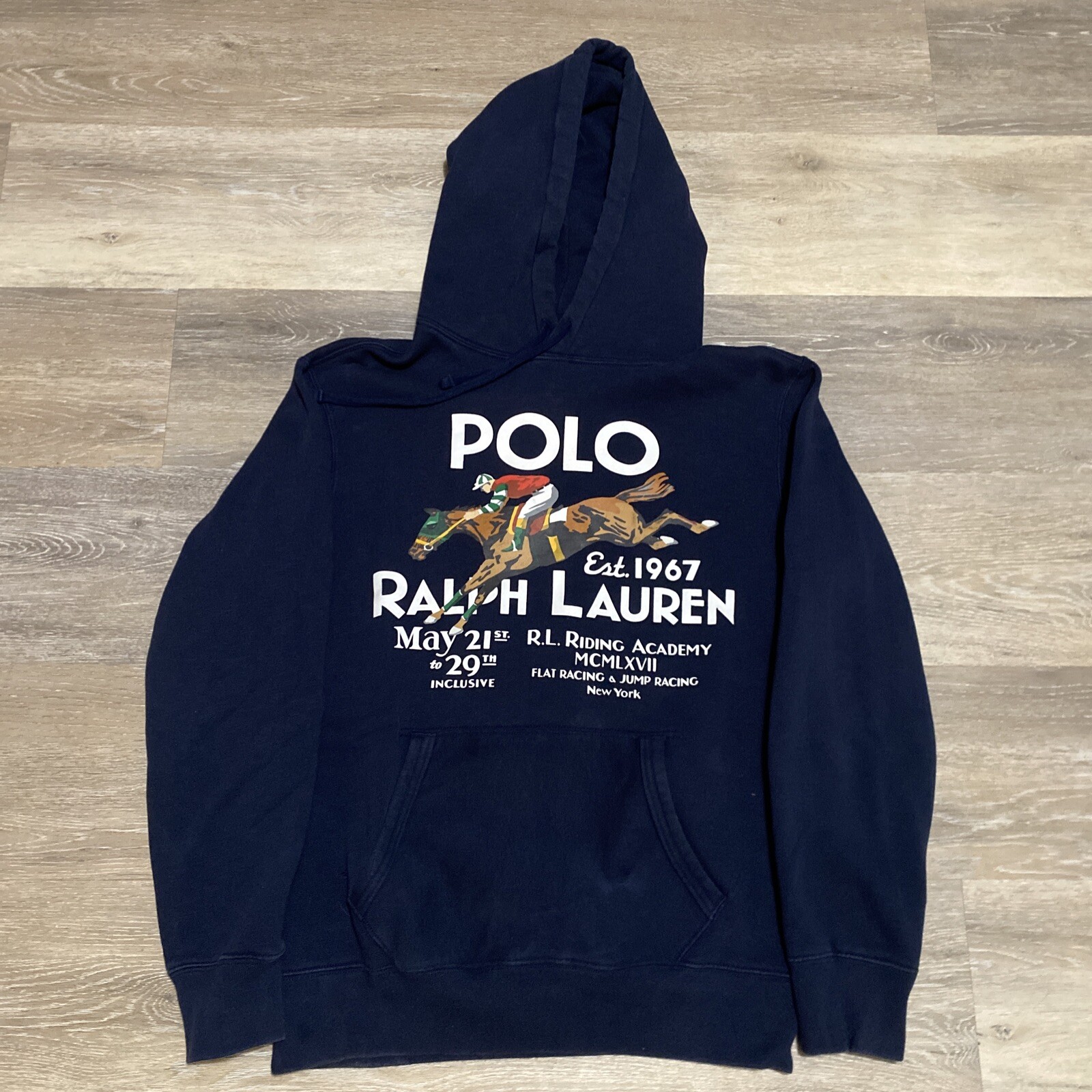 Polo Ralph Lauren Equestrian Riding Company Hoodie Na… - Gem