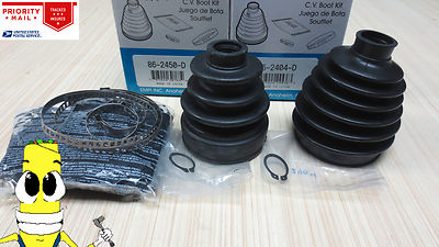 Front Inner & Outer CV Axle Boot Kit for Toyota Corolla 2009 2010 2011 ...
