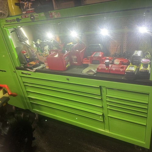 Snap-on Tool Box Chest & Cabinet Work Surface | Stainless Steel ...