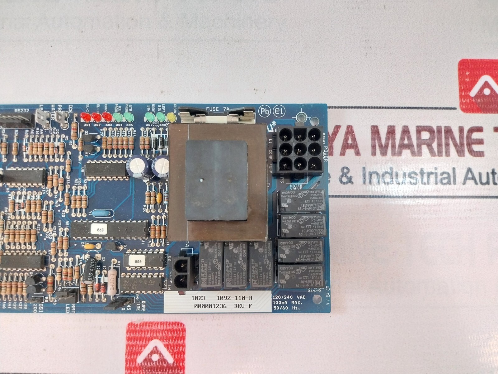 Manitowoc 1092-110-r Ice Machine Control Board 000001236 Rev F for sale ...