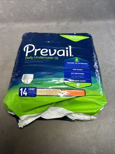 Prevail XL/58"-68" Daily Extra Absorbency Underwear, 14 count ~ Free ...