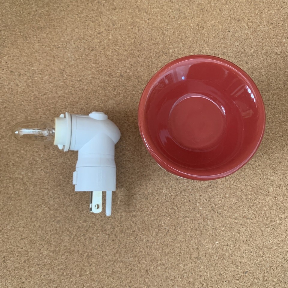 Retired Scentsy Gingerbread Man Red Ceramic Wall Plug-In Wax Warmer | eBay