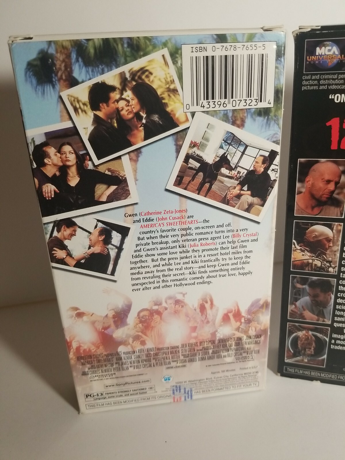 12 Monkeys VHS, Jerry & Tom VHS, America's Sweethearts VHS Tapes Bundle ...