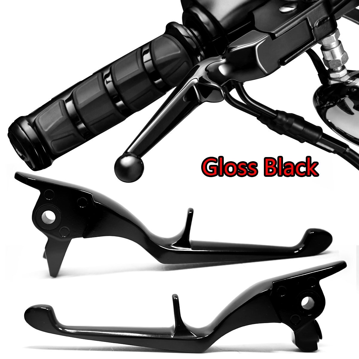 Gloss Black Trigger Levers For Harley Touring Road Glide 2017-2020 | eBay