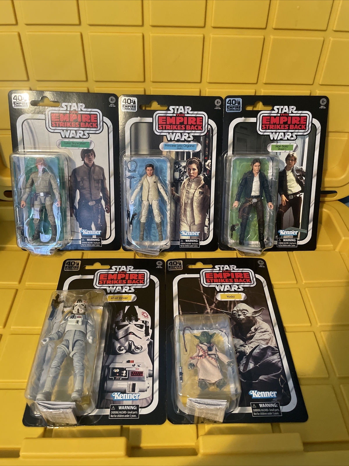 Star Wars Black Series Empire Strikes Back 40th Anniversary Wave 1 Set ...