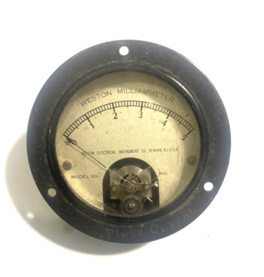 Panel Meters - Vintage Weston Model