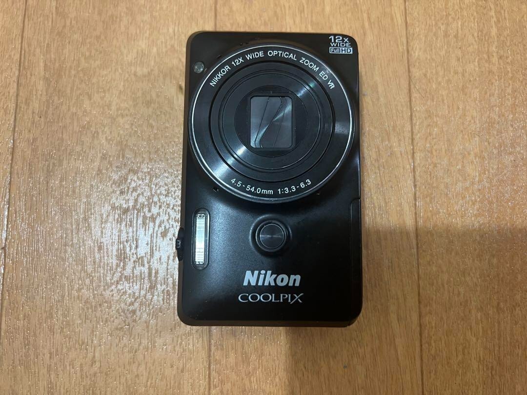Nikon Coolpix S6900 Selfie Digital Camera 16PMP Black Tilt Flip Screen ...