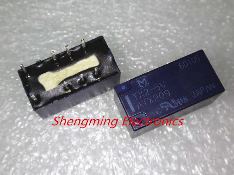 50PCS 8Pins 5V TX2-5V ATX209 Signal Relays Panasonic | eBay